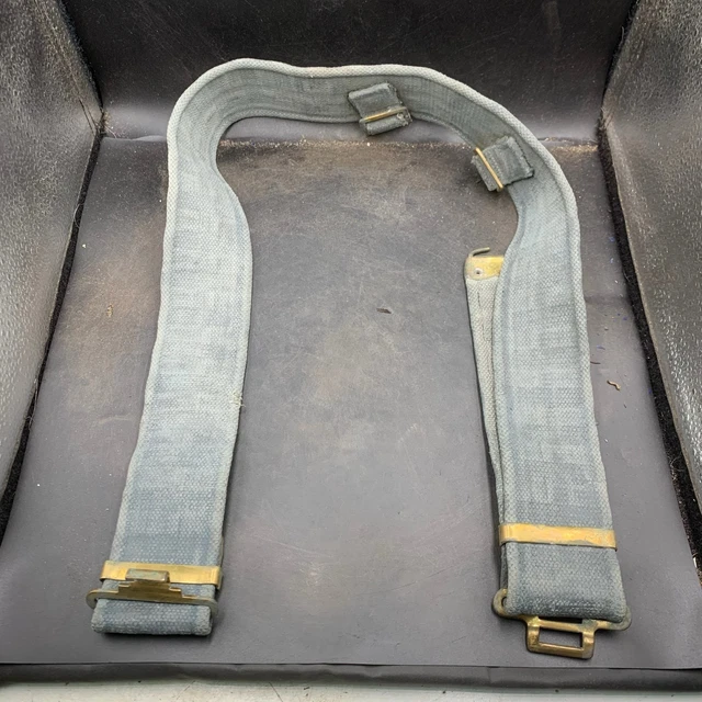 ORIGINAL WW2 BRITISH Army / RAF Blue 37 Pattern Webbing Belt - Size 44 ...