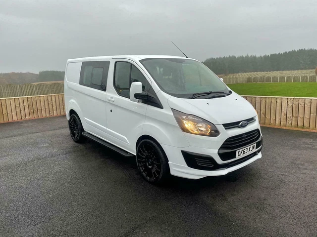 FORD TRANSIT CUSTOM Sport Swb 6 Seater Crew Van Kombi 2.2 Tdci 170 £ ...