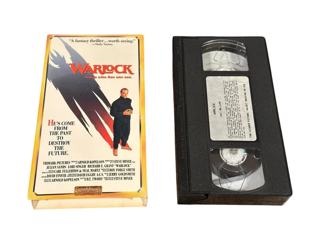 WARLOCK VHS 1991 Fantasy Thriller Original Release Anchor Bay ...
