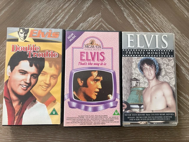 ELVIS PRESLEY VHS bundle 3 VHS Video Tapes £6.95 - PicClick UK