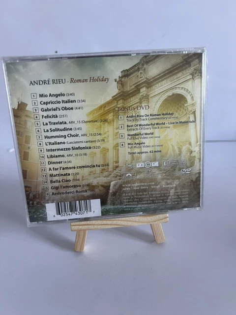 ANDRE RIEU - Roman Holiday - Music CD Album + Bonus DVD - Brand New ...