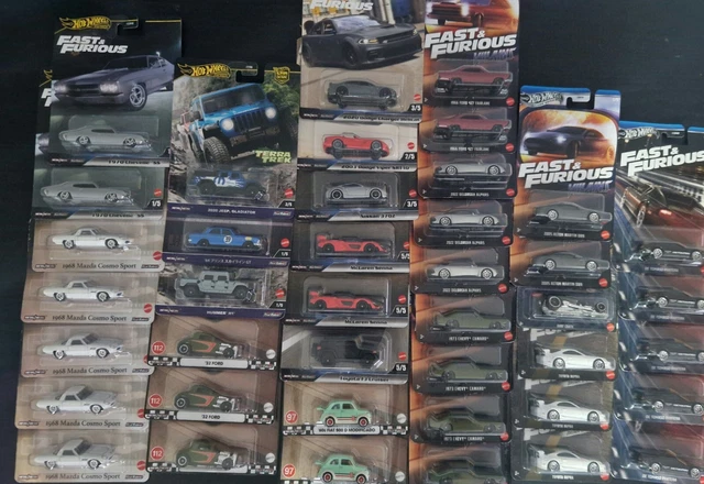 HOT WHEELS - Premium - Fast and Furious - Silver Series - Choose Your ...