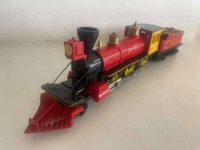 TRIANG R358 DAVY Crockett Red Black All Original Loco &Tender R233 Vg ...