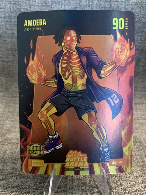 2026 BO JACKSON Battle Arena AMOEBA Grillin Fire GRILL-128 Foil ...