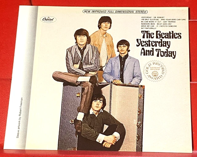 THE BEATLES YESTERDAY And Today Album Cover Art PICTURE / PRINT 5.5" x ...
