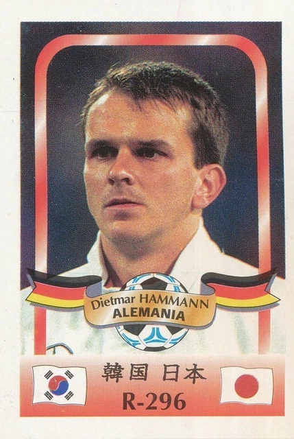 296 DIETMAR HAMMANN Liverpool.fc Germany Deutschland Card World Cup ...