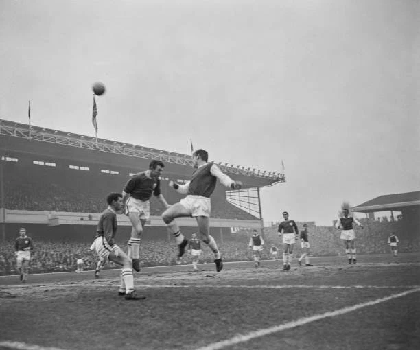 BRITISH FOOTBALLER LEN Chalmers, Colin Appleton and Joe Baker 1960s OLD ...