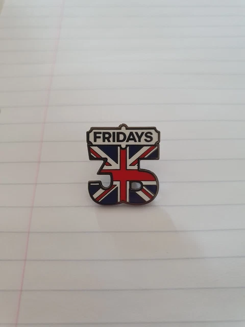 TGI FRIDAYS OFFICIAL 35 Anniversary Enamel Pin Collectible Rare £9.99 ...