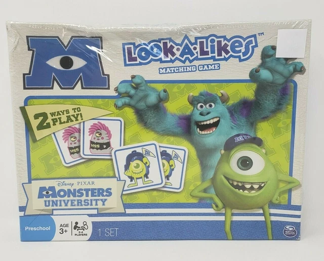 MONSTERS UNIVERSITY LOOK-A-LIKES Matching Game DISNEY PIXAR SEALED £9. ...