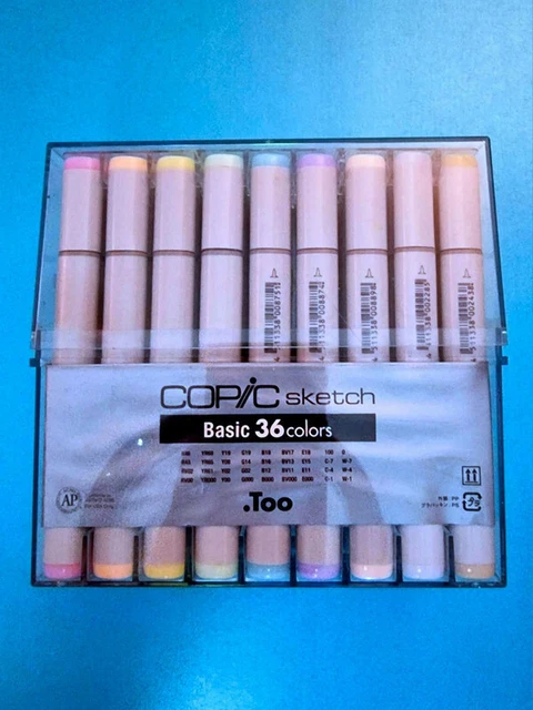 COPIC SKETCH MARKER 36 Piece Sketch Basic Colors Set £80.00 - PicClick UK