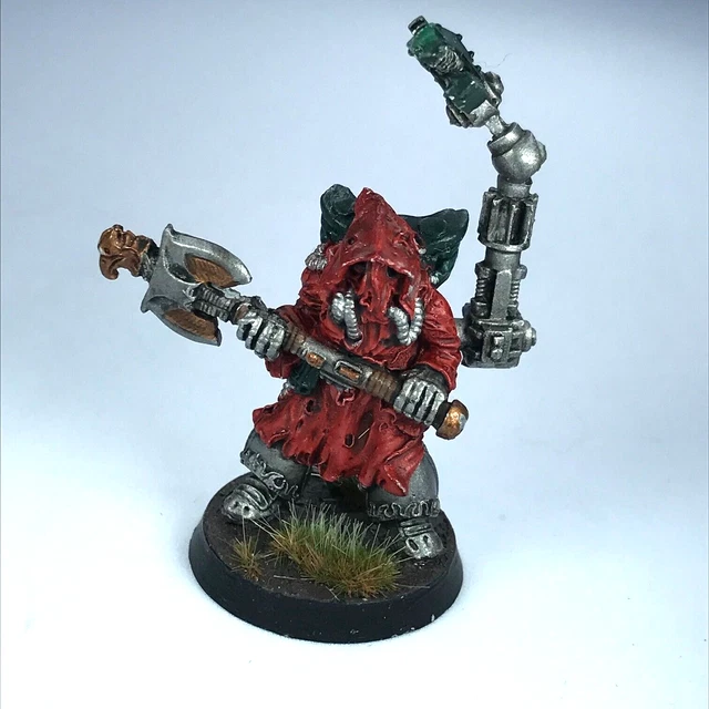 METAL TECH PRIEST Imperial Guard Rogue Trader - Painted - Warhammer 40K ...