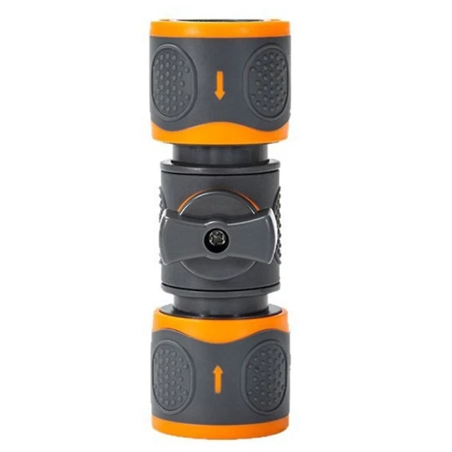 PLASTIC DOUBLE QUICK Connects Nipple Hose Easy Connection Flower ...