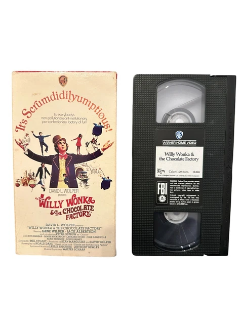 WILLY WONKA AND the Chocolate Factory (VHS, 1986) £6.73 - PicClick UK