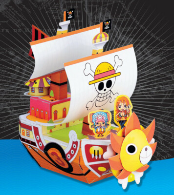 ONE PIECE THOUSAND Sunny OFFICIAL PROMO maquette Papercraft model NEW ...