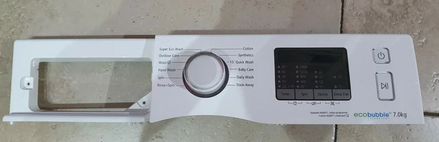 GENUINE SAMSUNG ECOBUBBLE WF70F5E0W4W Complete Control Front Panel ...