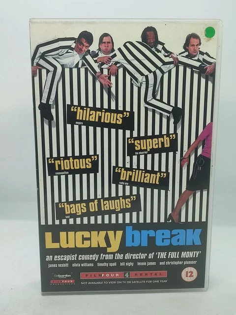 LUCKY BREAK ON VHS Video Cassette Tape [Big Box Ex-Rental] £6.99 ...