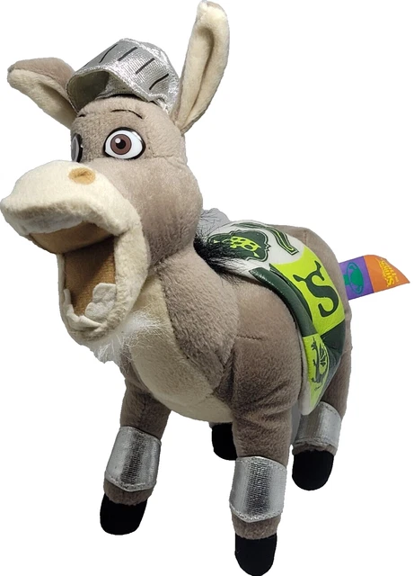 DREAMWORKS DONKEY SHREK THE THIRD in KNIGHT ARMOUR CUDDLY 11"PLUSH SOFT ...