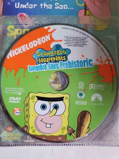 SPONGEBOB SQUAREPANTS: SPONGEBOB Goes Prehistoric Loose Disc DVD ...