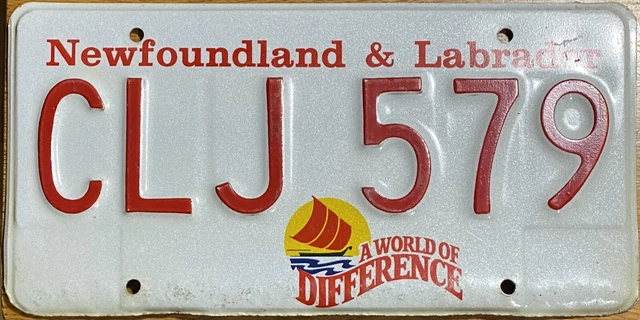 AUTHENTIC CANADA 2000'S NEWFOUNDLAND LICENSE PLATE. A WORLD OF ...