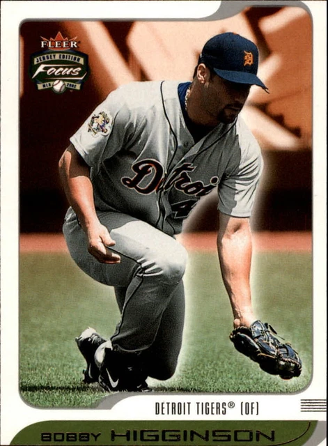 CARTE DE BASEBALL Fleer Focus JE 2002 #74 Bobby Higginson EUR 1,66 ...