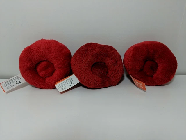 GIANT MICROBES-RED BLOOD CELL PETRI DISH-Stuffed Plush Hemoglobin ...