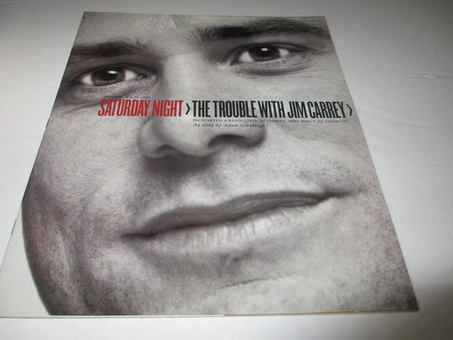 JIM CARREY SATURDAY Night magazine December 23 2000 Julie Snyder $16.99 ...
