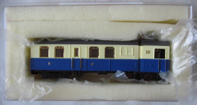 EGGER-BAHN 1010 H0E Dampftriebwagen EB 10 RLE mit gebuchstem Schnecken ...