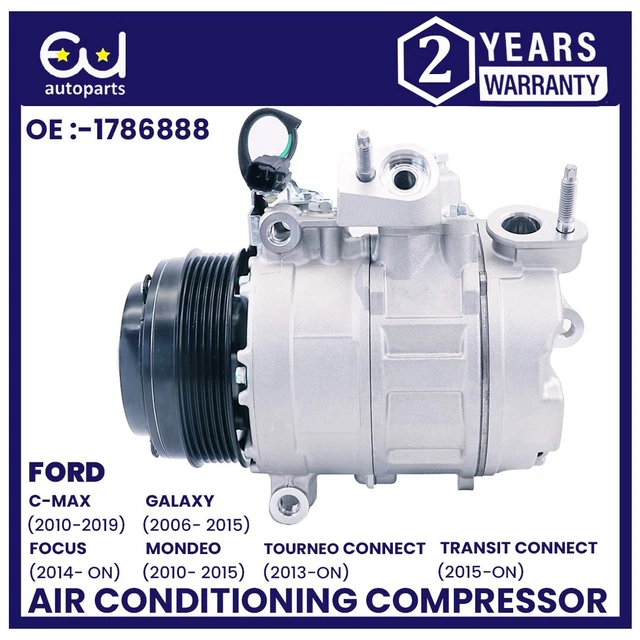 AIR CON AC Compressor For Ford Focus Mk3 C-Max Galaxy Mk2 Mondeo ...