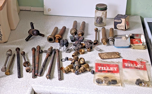 VINTAGE TILLEY LAMP Items- Vapourisers Controls - Pumps- Bits Pieces ...