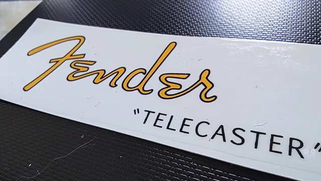 FENDER TELECASTER 50'S Headstock Logo Guitar Head Fender Telecaster 50 ...