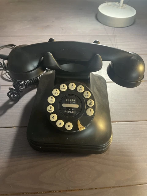 VINTAGE STYLE GRAND Phone (Corded, Push Button, with Flash Redial ...