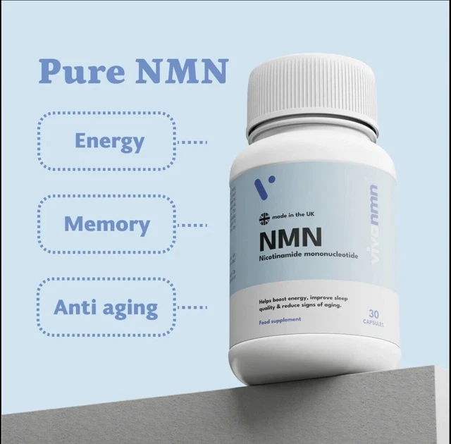 VIVANMN PURE NMN | 500mg Capsules Boosted Energy, Enhanced Sleep 30 CAPSULES £23.99 - PicClick UK