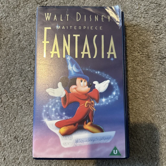 FANTASIA VHS VIDEO Walt Disney’s Masterpiece Children’s Retro 115 ...