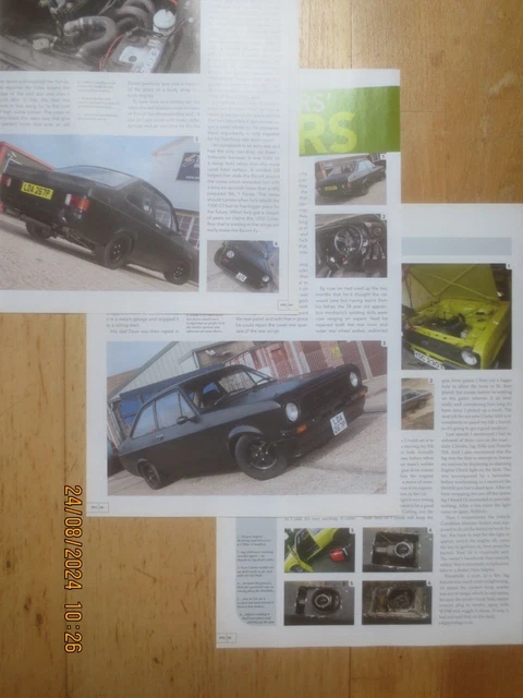 FORD ESCORT MK.1 Build, Mk.2 Modified & Mexico Mk.1, RS1600 Racing etc ...