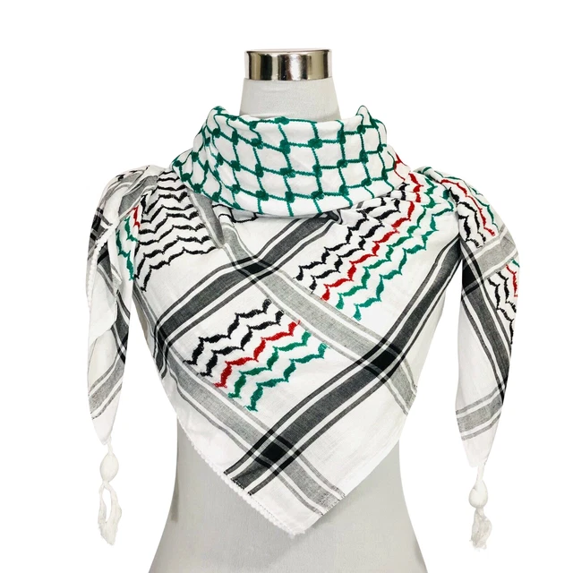 PALESTINE ORIGINAL HIRBAWI Kufiya Palestinian Shwal Keffiyeh Shemagh ...