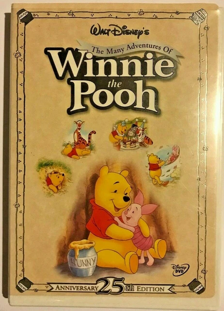 THE MANY ADVENTURES of Winnie the Pooh 2002 DVD 25th Anniversary ...