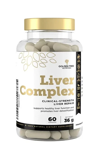 LIVER COMPLEX GOLDEN Tree - Food Supplement 60 Capsules £44.10 ...