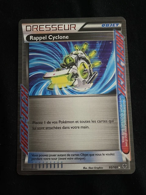 CARTE POKÉMON RAPPEL Cyclone 95/101 - Holo - NB Explosion Plasma - FR ...
