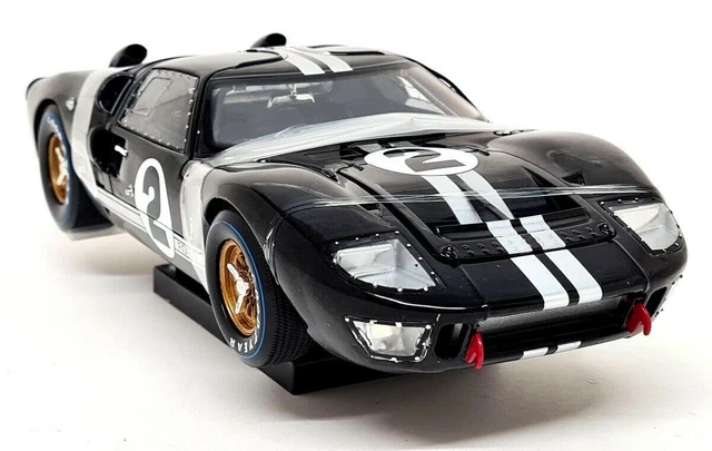 ACME 1/18 - Ford 1966 GT40 MK2 Le Mans Winner #2 Black Diecast model ...