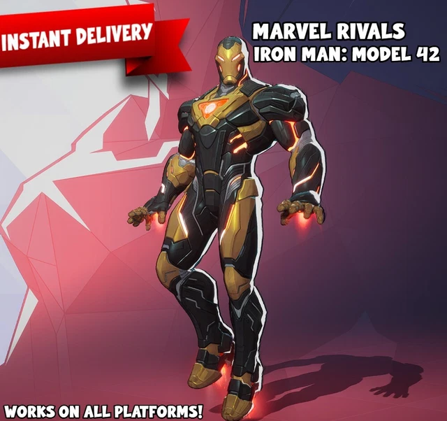 MARVEL RIVALS - Iron man Armor Model 42 Skin code [ALL PLAFORMS] $1.99 ...