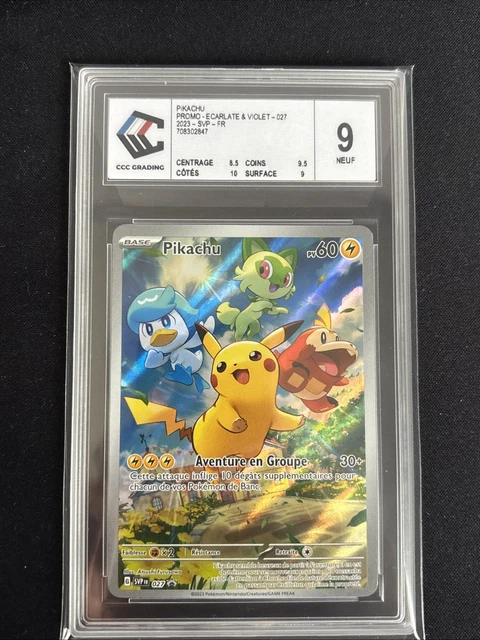 CARTE POKÉMON PIKACHU 027 Promo svp027 EV02 FR CCC 9 EUR 30,00 ...
