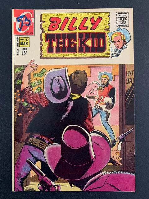 BILLY THE KID #83 *Vg+ (4,5)* (Charlton, 1971) Bronze Western ! Lot De ...