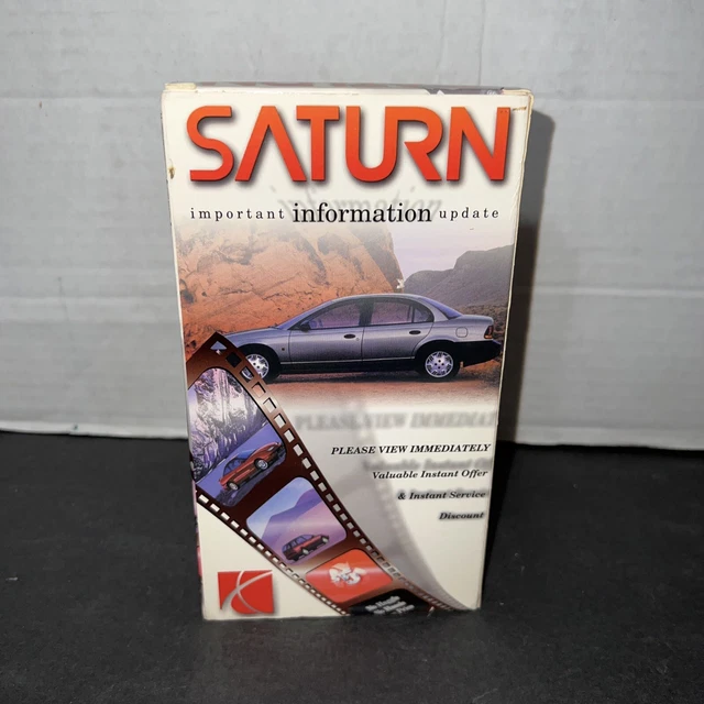 SATURN PROMO VHS Video Tape RARE General Motors Important Information ...
