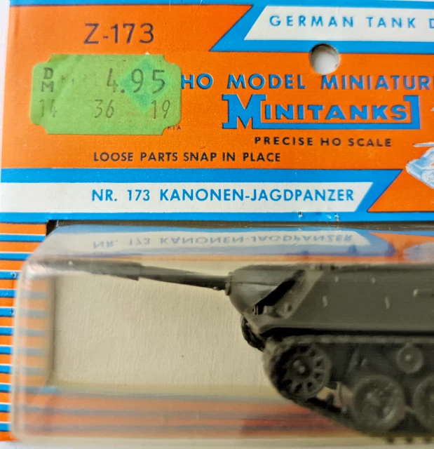 ROCO MINITANKS H0 Z-173 Kanonen Jagdpanzer Militaria Bundeswehr in OVPZ 0-1 (MI) EUR 8,95 ...