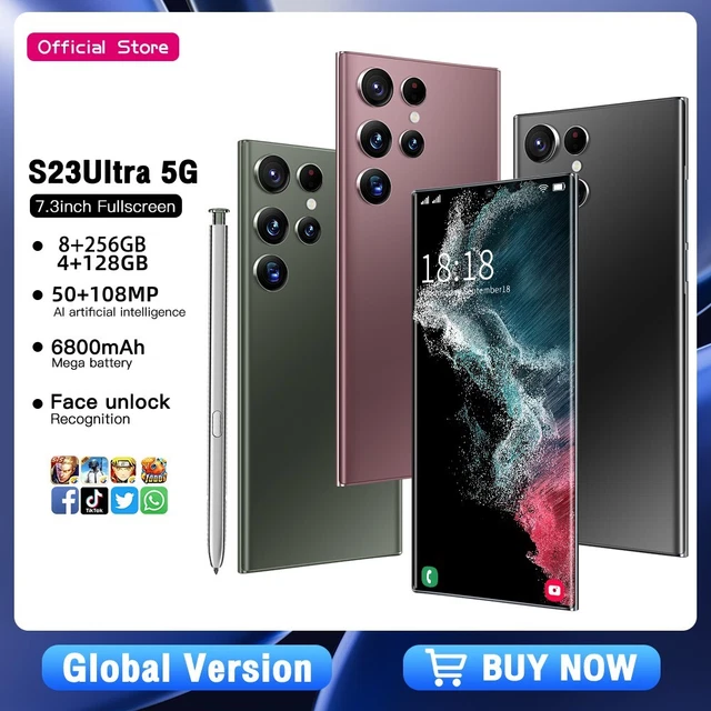 S23 ULTRA 5G Smartphone 7.3" Factory Unlocked 8GB+256GB Android 13 ...