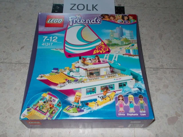 LEGO 41317 FRIENDS YACHT CATAMARAN OLIVIA LIAM STEPHANIE NEUF SCELLE 3 ...