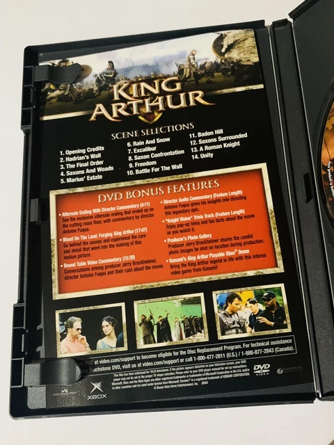 KING ARTHUR DVD 2004 Canadian Widescreen Director's Cut Extended ...