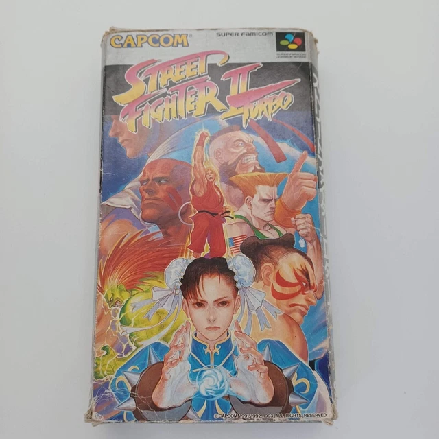 NINTENDO SUPER FAMICOM SFC Street Fighter II Turbo Ensemble complet importé... EUR 22,76 ...