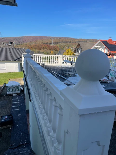 RAILING BALUSTRADES BALCONY railing balustrade columns balcony parapet ...