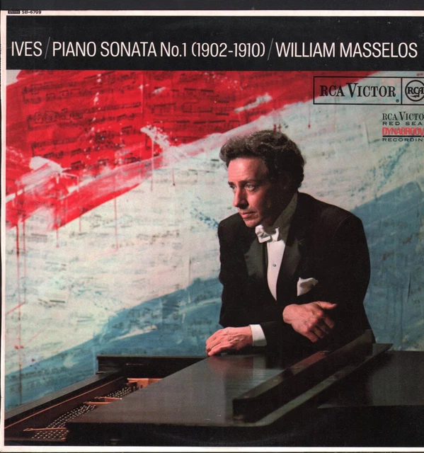WILLIAM MASSELOS IVES - Piano Sonata No.1 (1902-1910) LP vinyl UK Rca ...